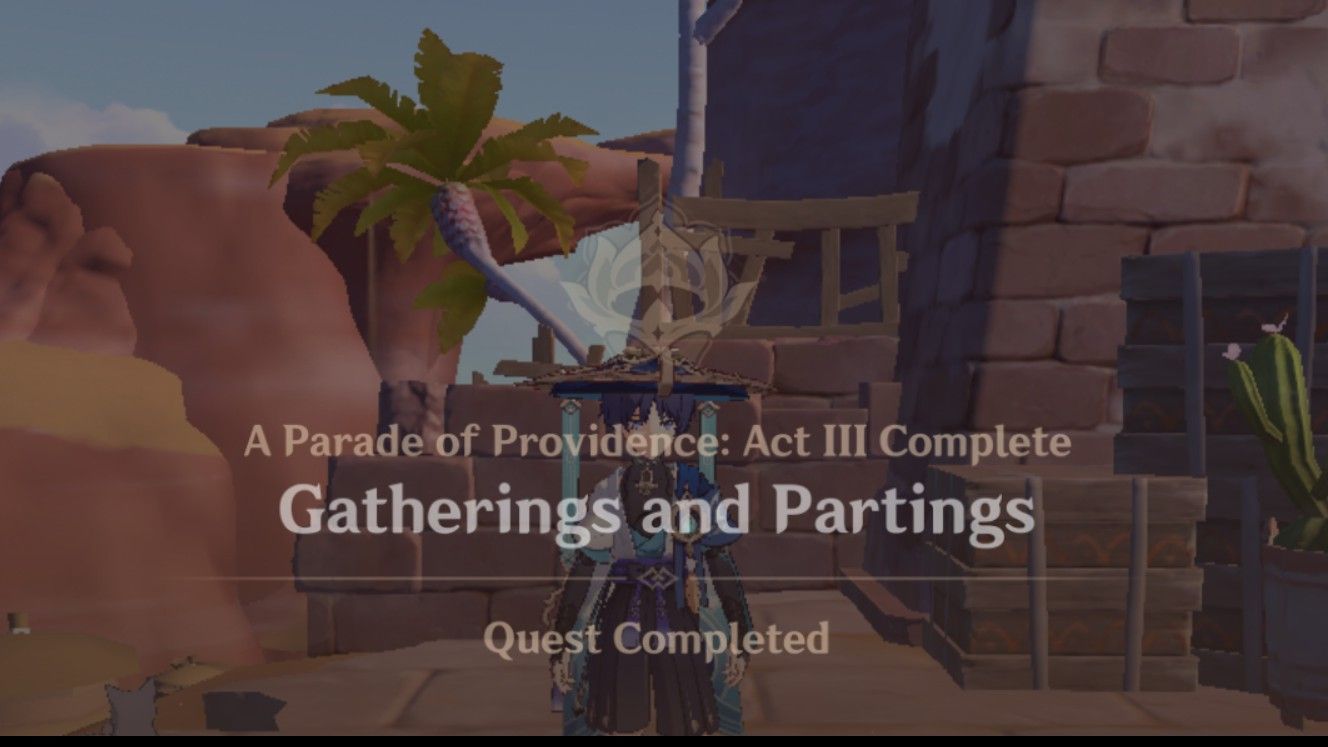 A Parade of Providence:Quest Complete Genshin Impact | HoYoLAB