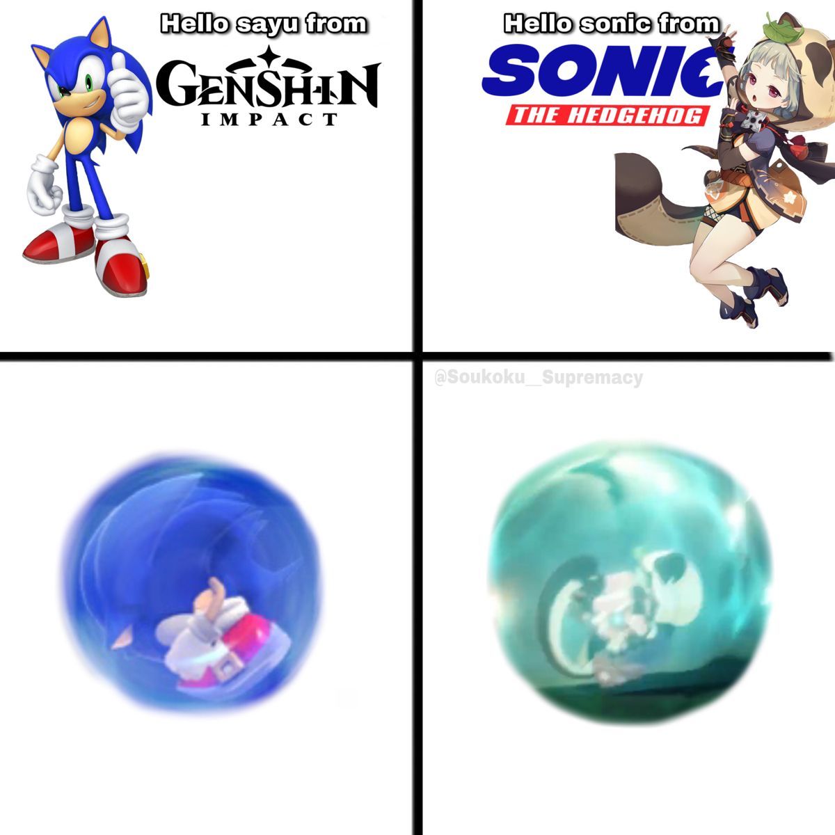Anybody here a sonic fan? Genshin Impact | HoYoLAB