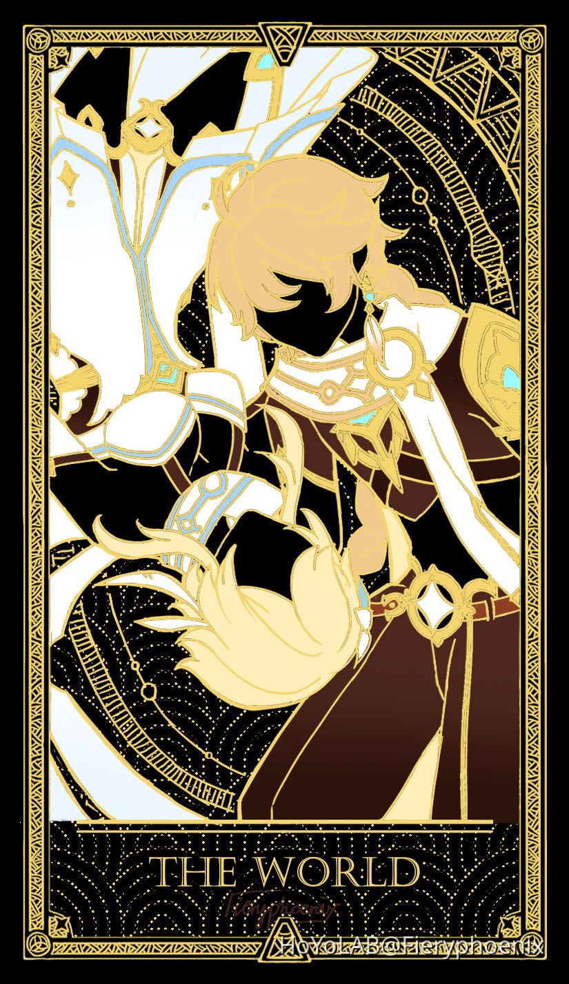 Tarot cards - lumine & aether Genshin Impact | HoYoLAB