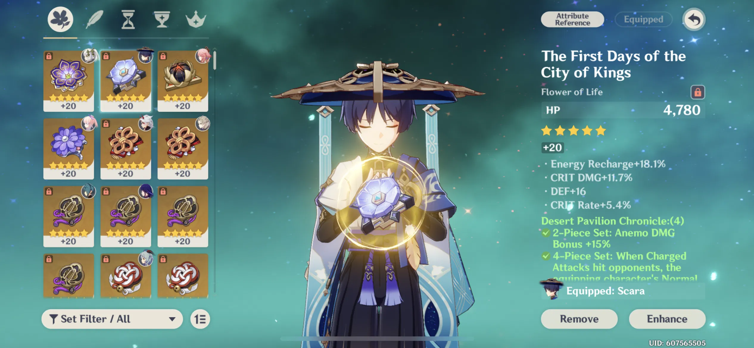 My scara build so far Genshin Impact | HoYoLAB