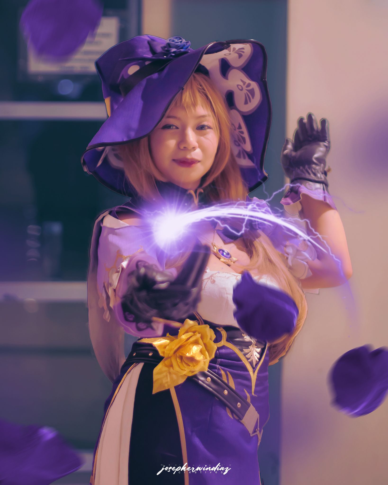 Lisa from Genshin Impact Cosplay Photoshoot Genshin Impact | HoYoLAB