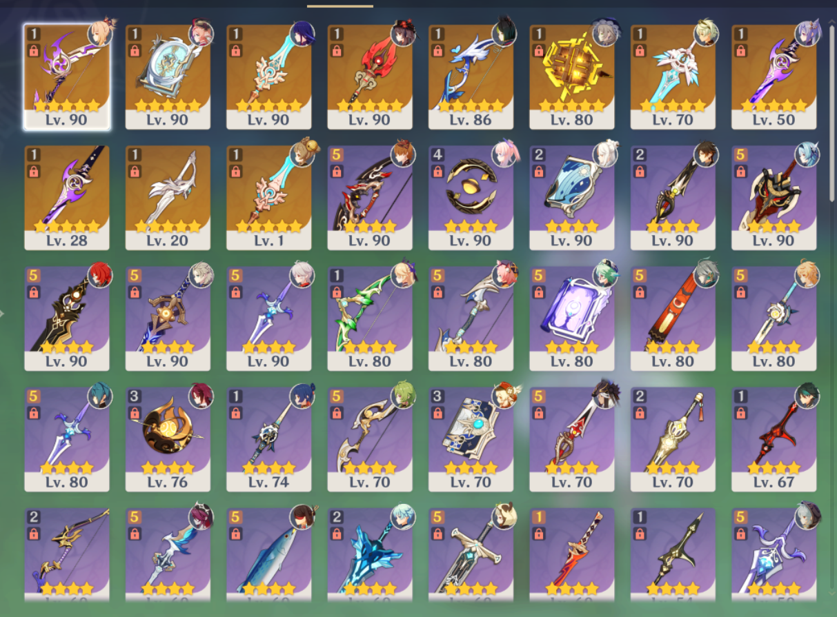 WEAPON Genshin Impact | HoYoLAB