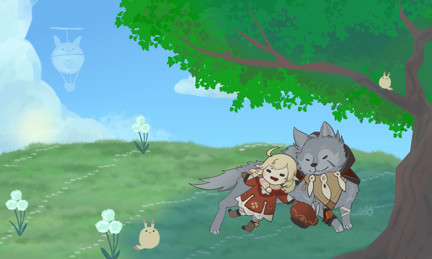 A rest in Klee’s adventure Genshin Impact | HoYoLAB