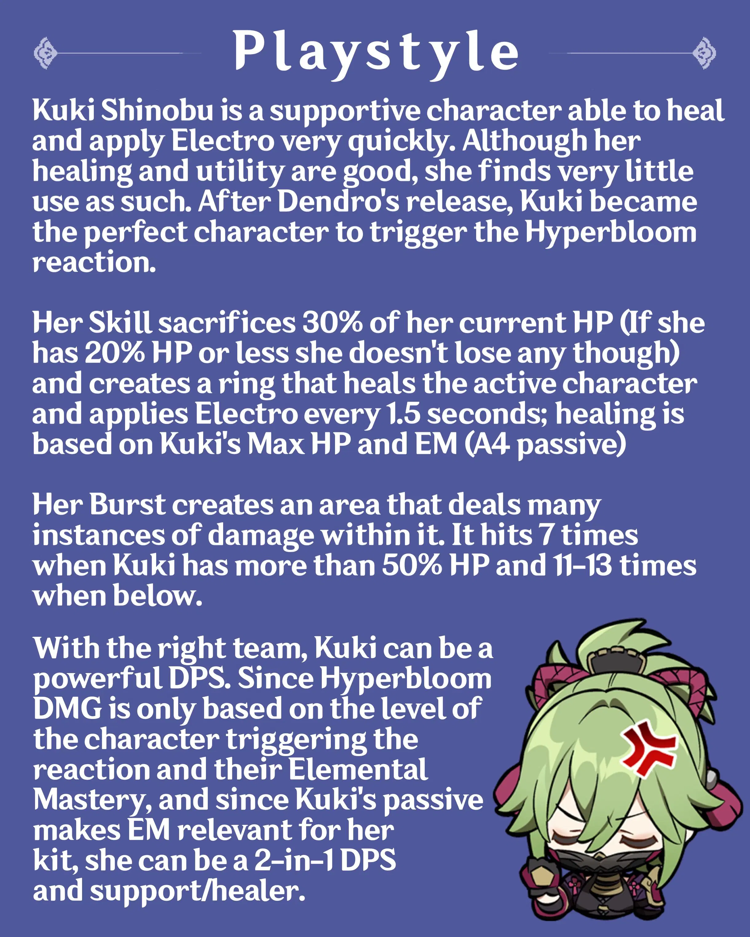 [3.6. Guide] Kuki Shinobu Build 🔪 (Hyperbloom DPS) Genshin Impact | HoYoLAB