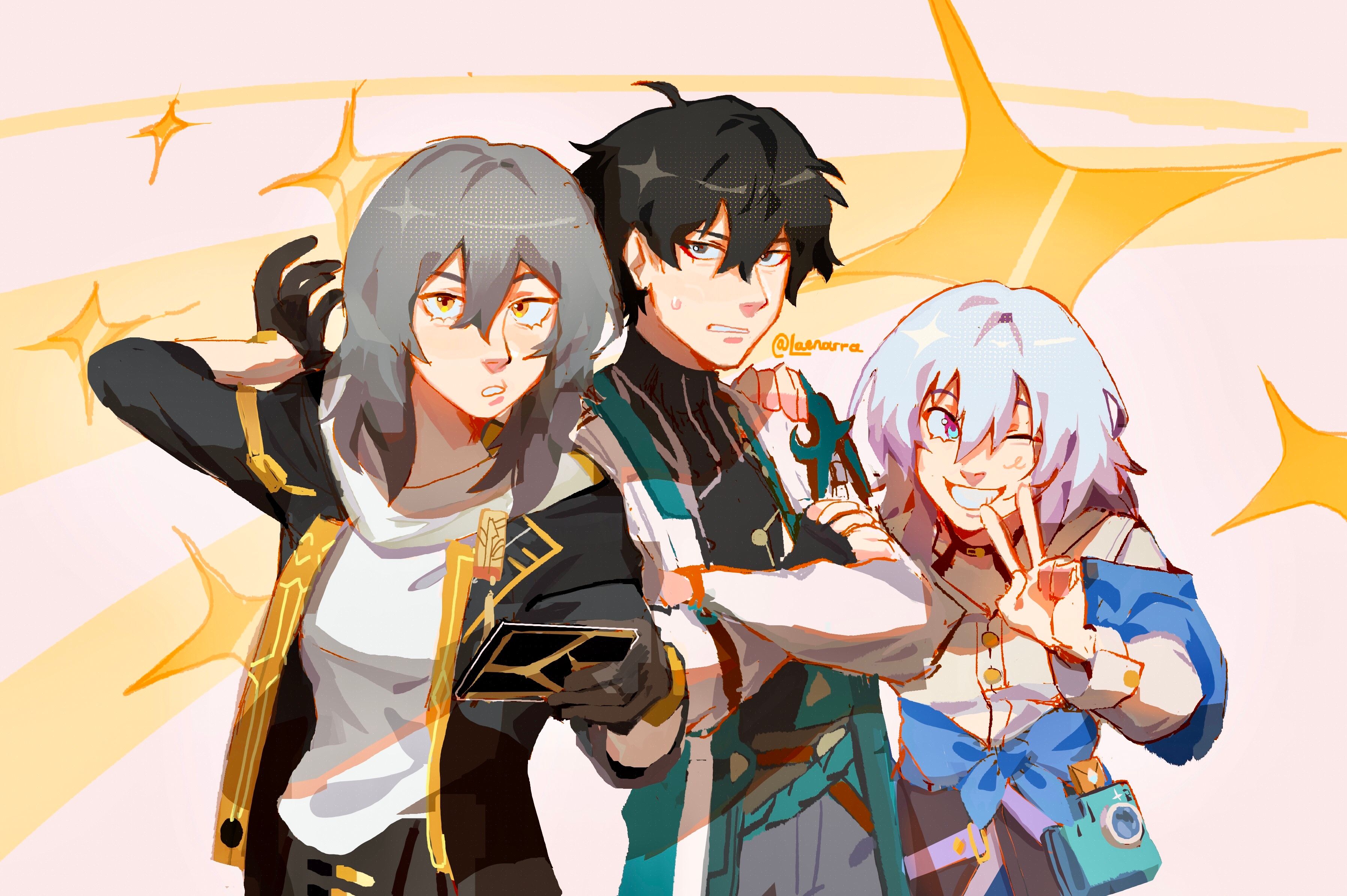 I drew the star rail trio Honkai: Star Rail | HoYoLAB