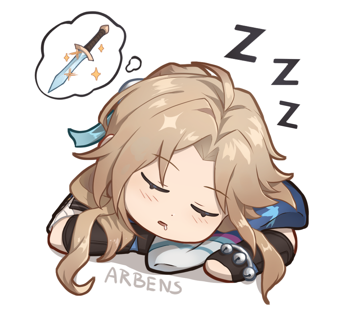 Yanqing:Sleeping emote 💤 Honkai: Star Rail | HoYoLAB
