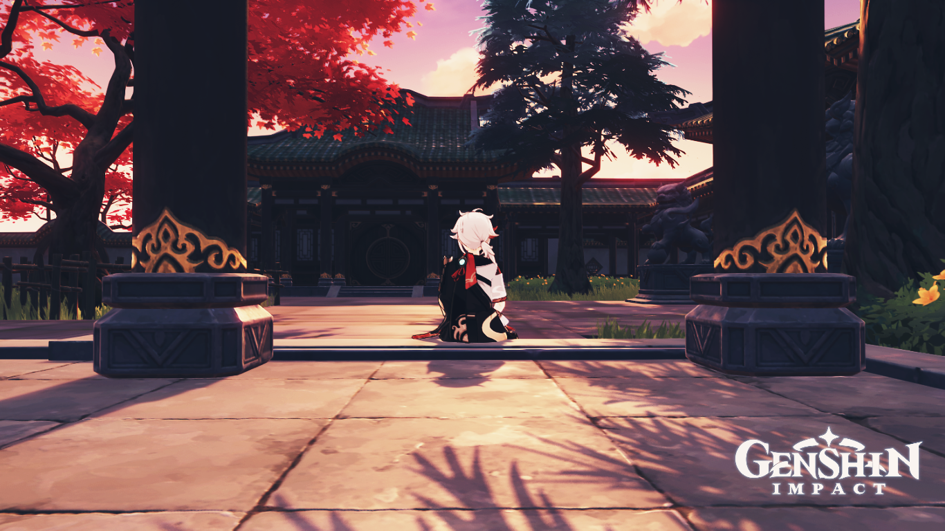 Kazuha, Maple tree and Dusk 🍁 Genshin Impact | HoYoLAB