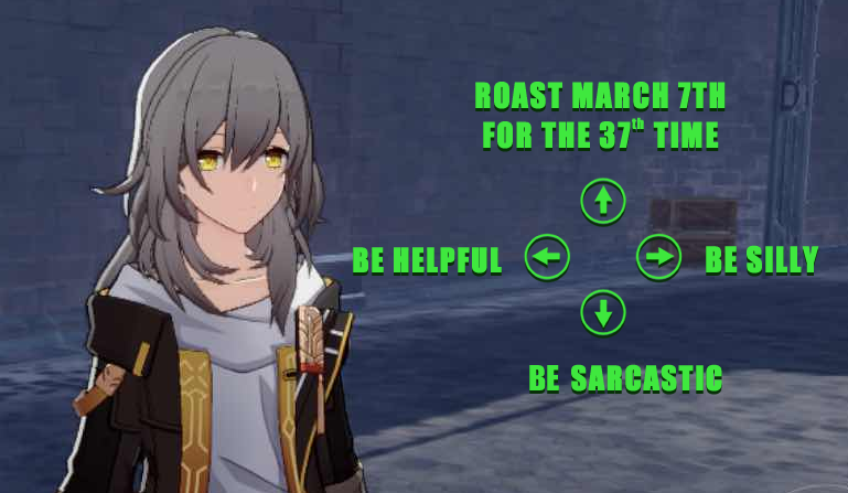 My experience with HSR's dialogue choices so far Honkai: Star Rail ...