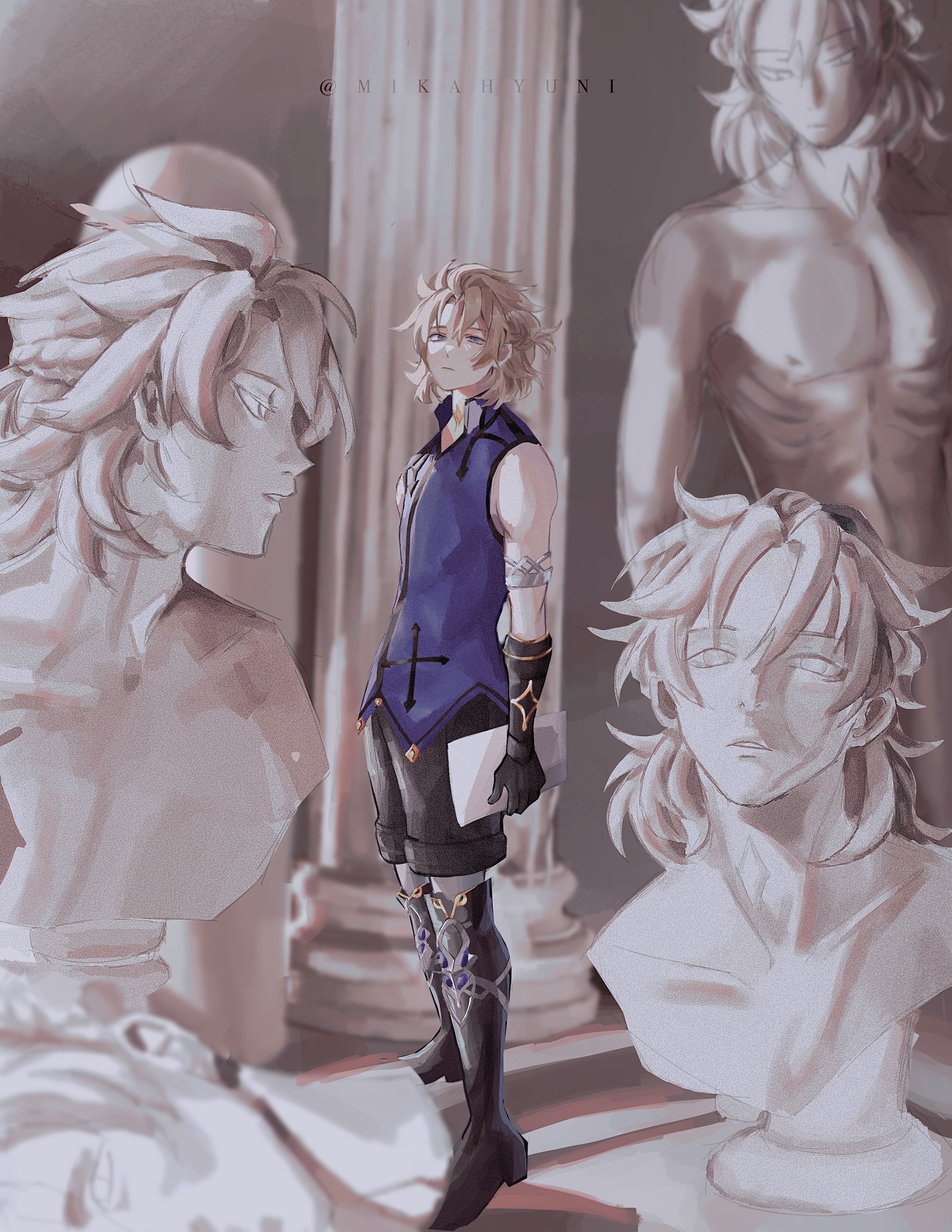 “creation” - albedo fanart Genshin Impact | HoYoLAB