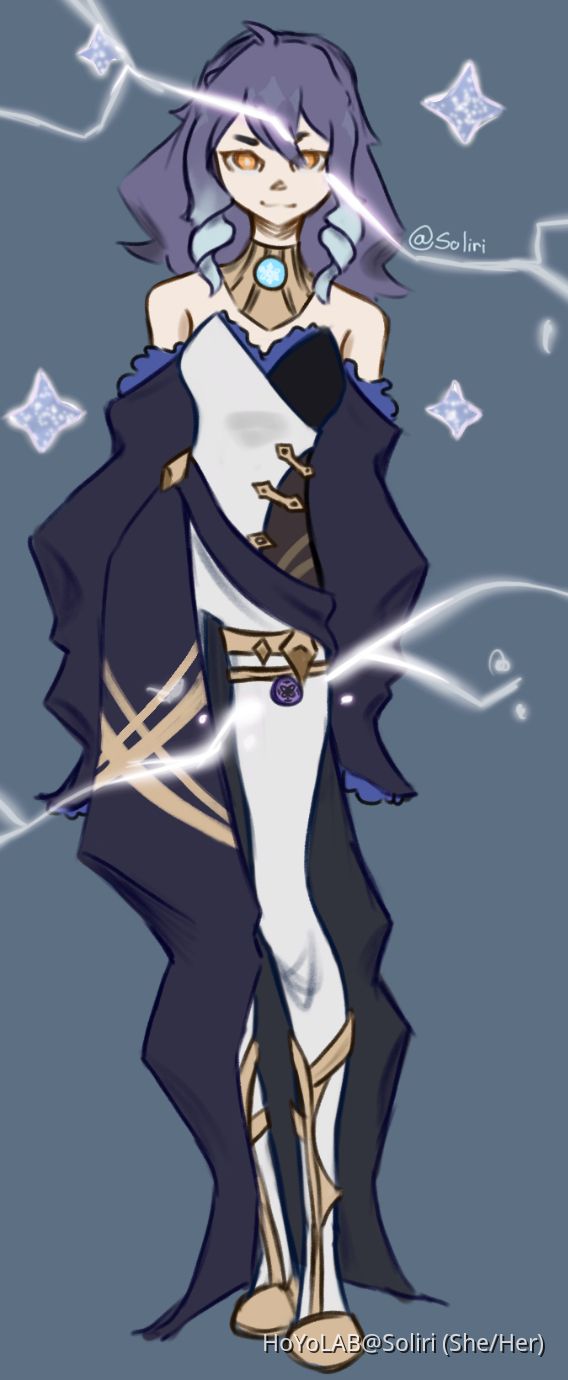 Here my design for a Harbinger Layla! Genshin Impact | HoYoLAB