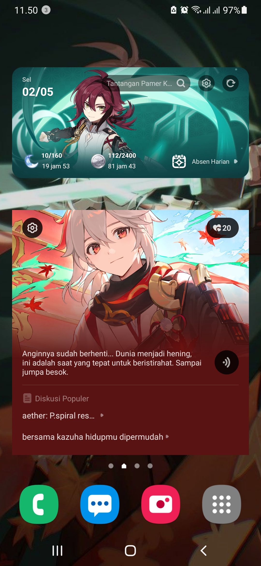 Widget Character Companion Genshin Impact | HoYoLAB