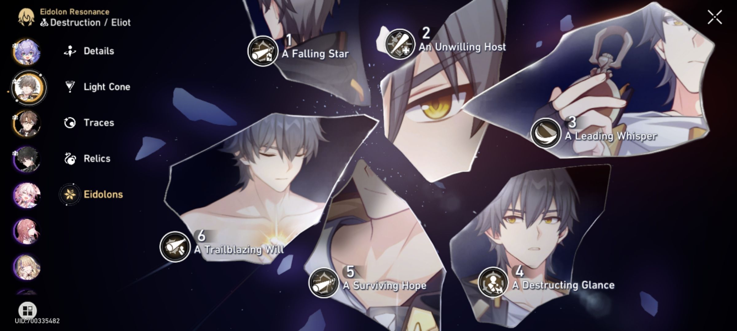 My first character with 6 Eidolons Honkai: Star Rail | HoYoLAB