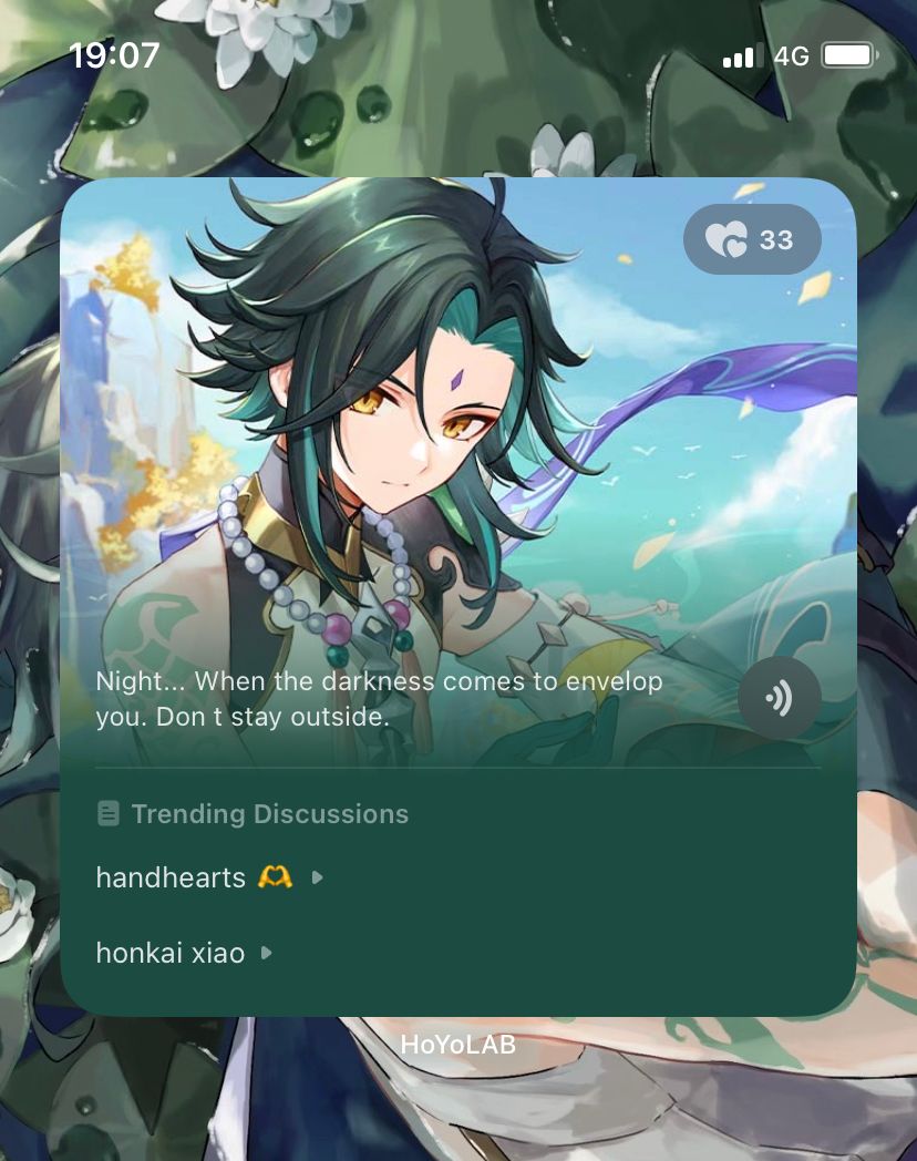 Xiao character companion showcase Genshin Impact | HoYoLAB