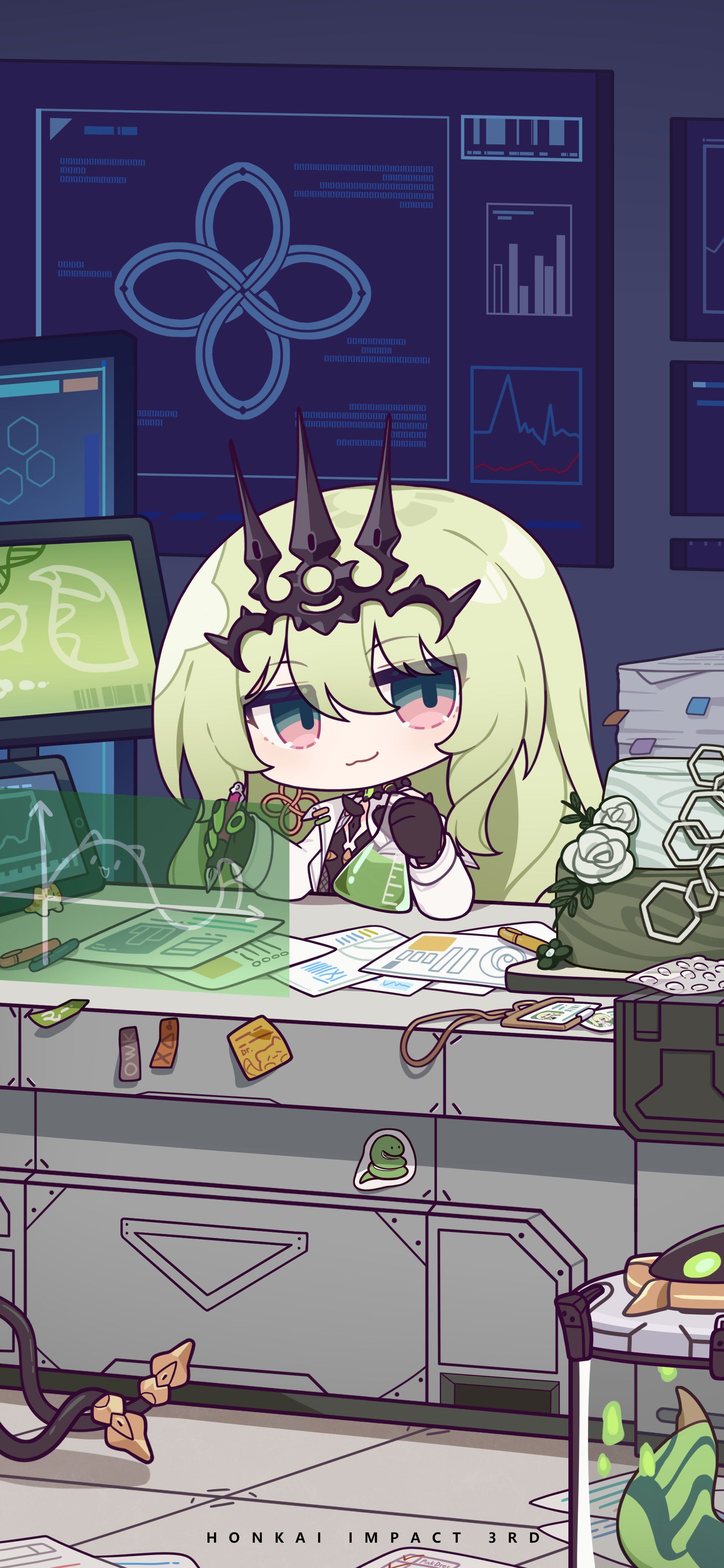 Official chibi wallpaper for Mobius's birthday Honkai Impact 3rd | HoYoLAB