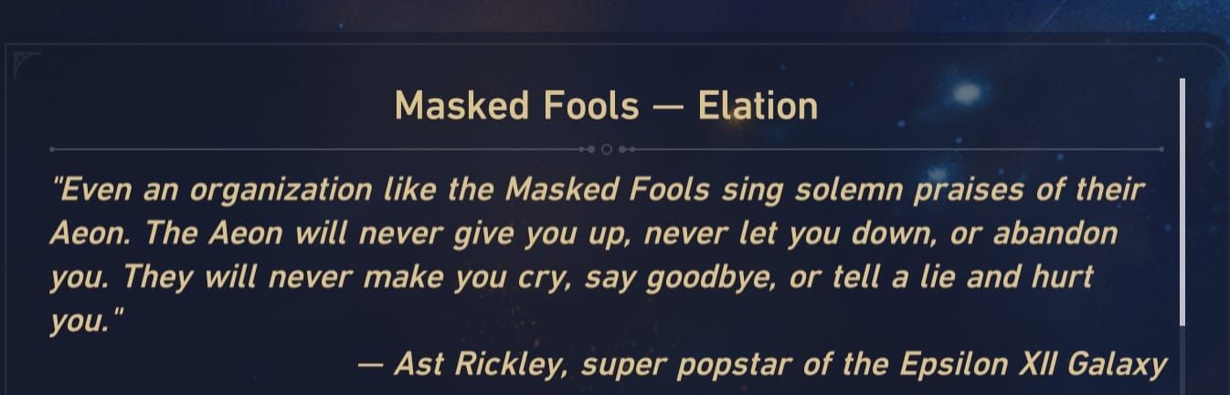 Rick Roll in Honkai: Star Rail Honkai: Star Rail | HoYoLAB