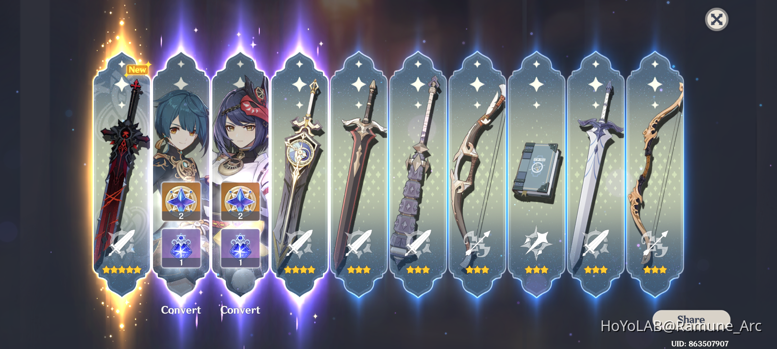 Standard Pull Genshin Impact | HoYoLAB