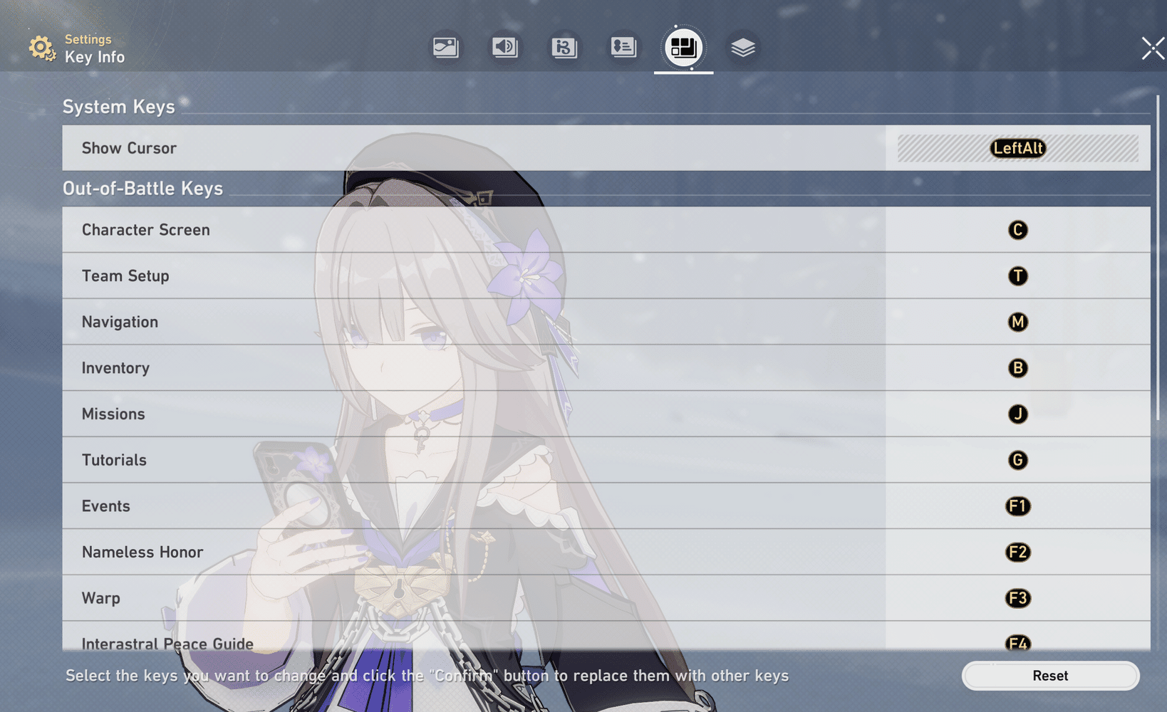 Honkai: Star Rail Keyboard Mapping on PC Honkai: Star Rail | HoYoLAB