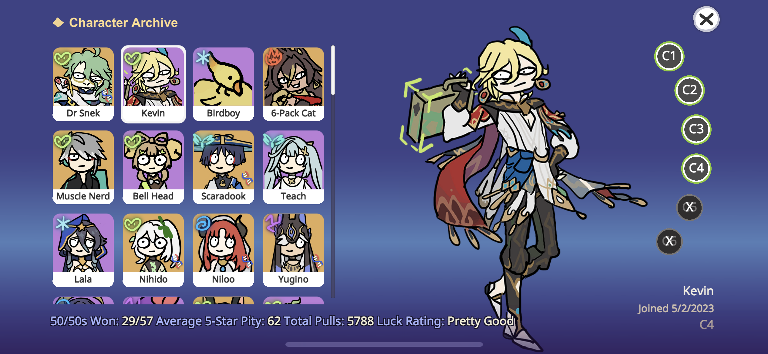 Why’d you have to be named Kevin??!! Genshin Impact | HoYoLAB