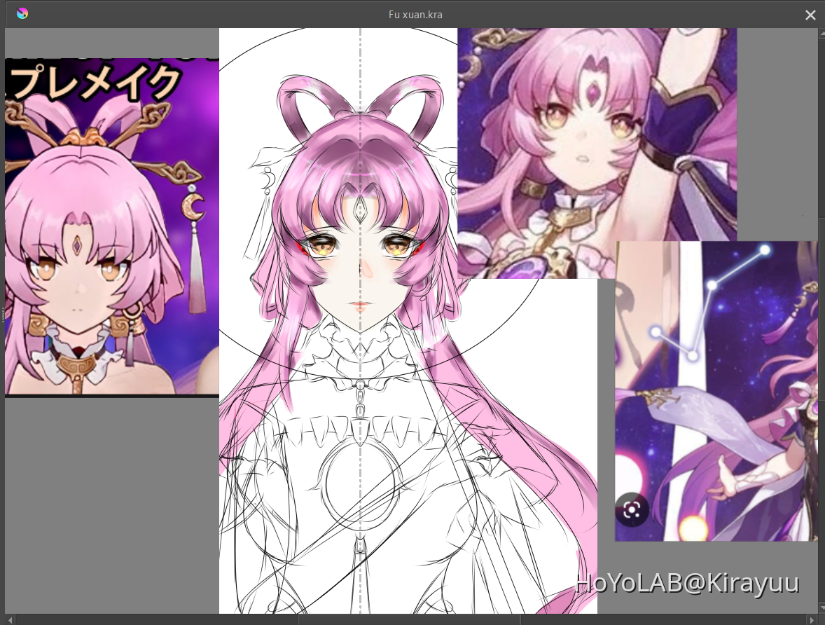 Fu Xuan Honkai rail Star fanart WIP Honkai: Star Rail | HoYoLAB