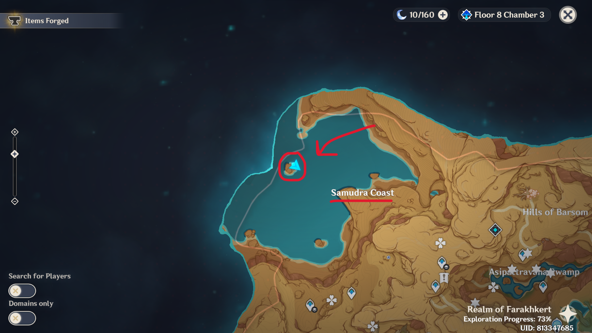 Secret Luxurious Chest at island in sumeru border 😌 Genshin Impact ...