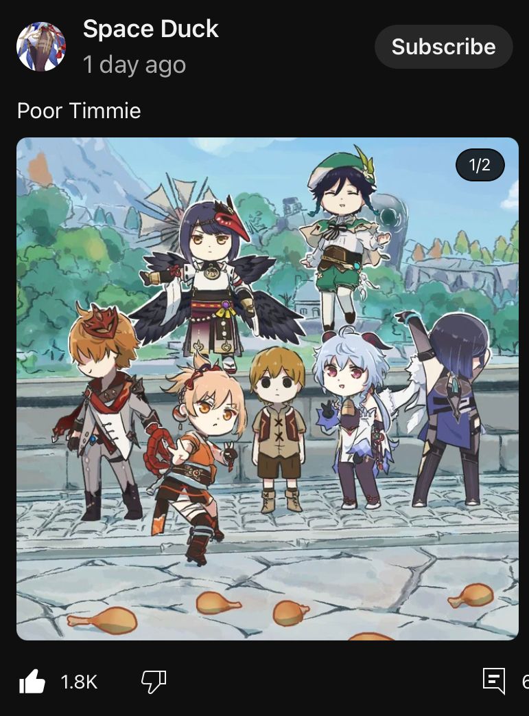 Poor Timmie Genshin Impact | HoYoLAB