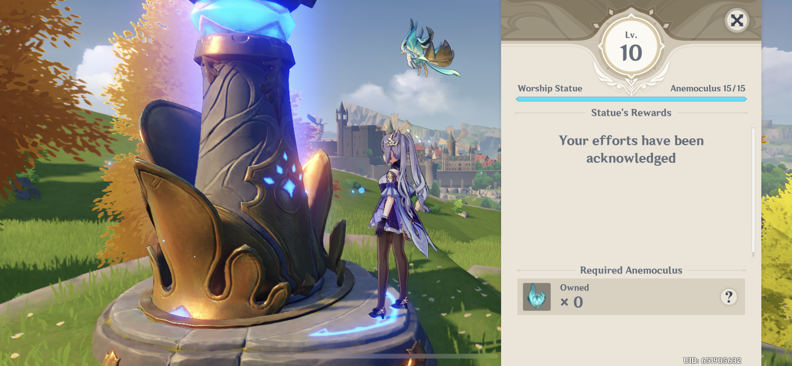 Finally Anemo Archon Statue at 10 Genshin Impact | HoYoLAB