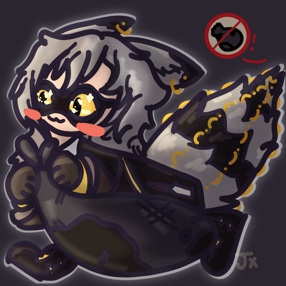 Stelle is a little Raccoon