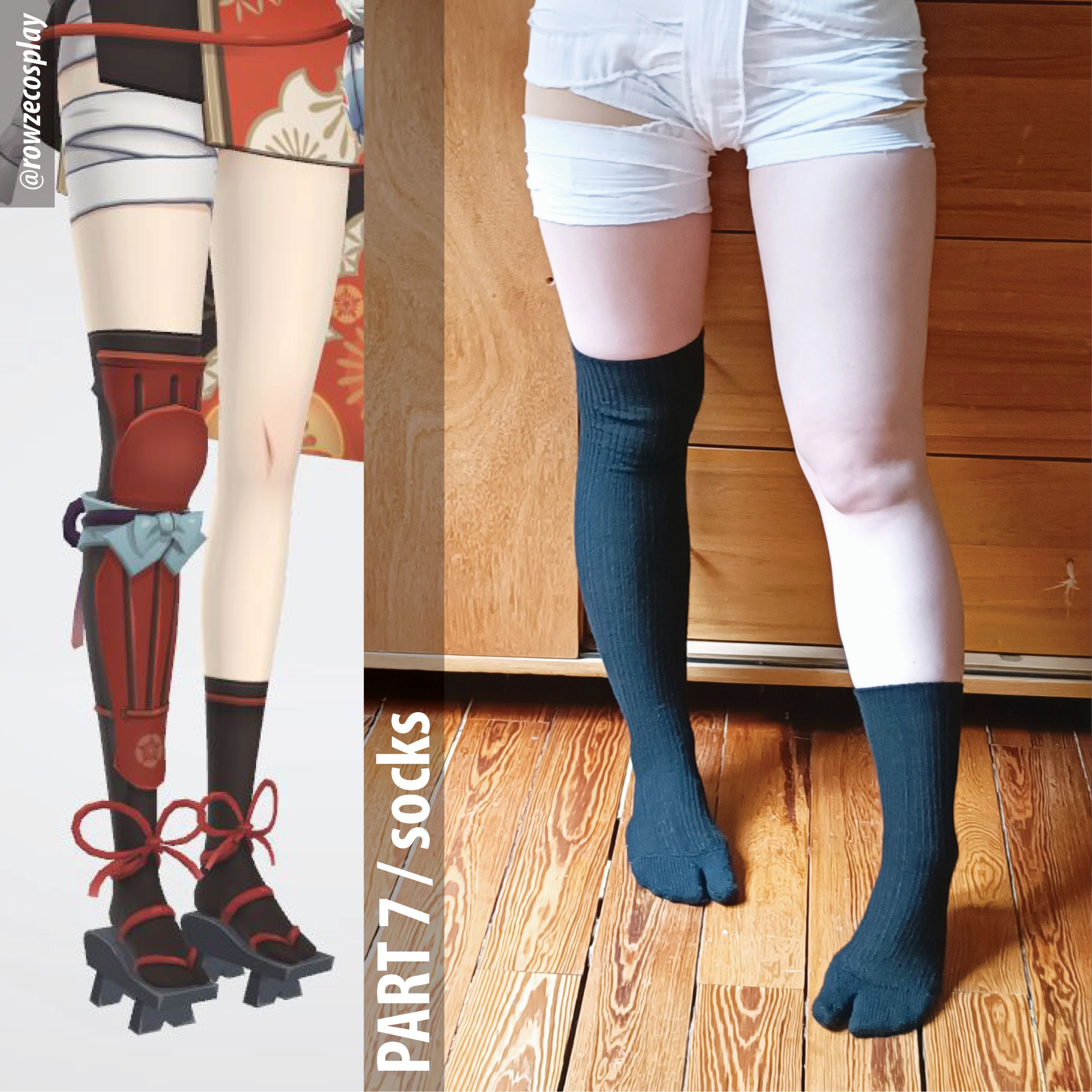 MAKING A YOIMIYA COSPLAY - Part 7 - Socks Genshin Impact | HoYoLAB