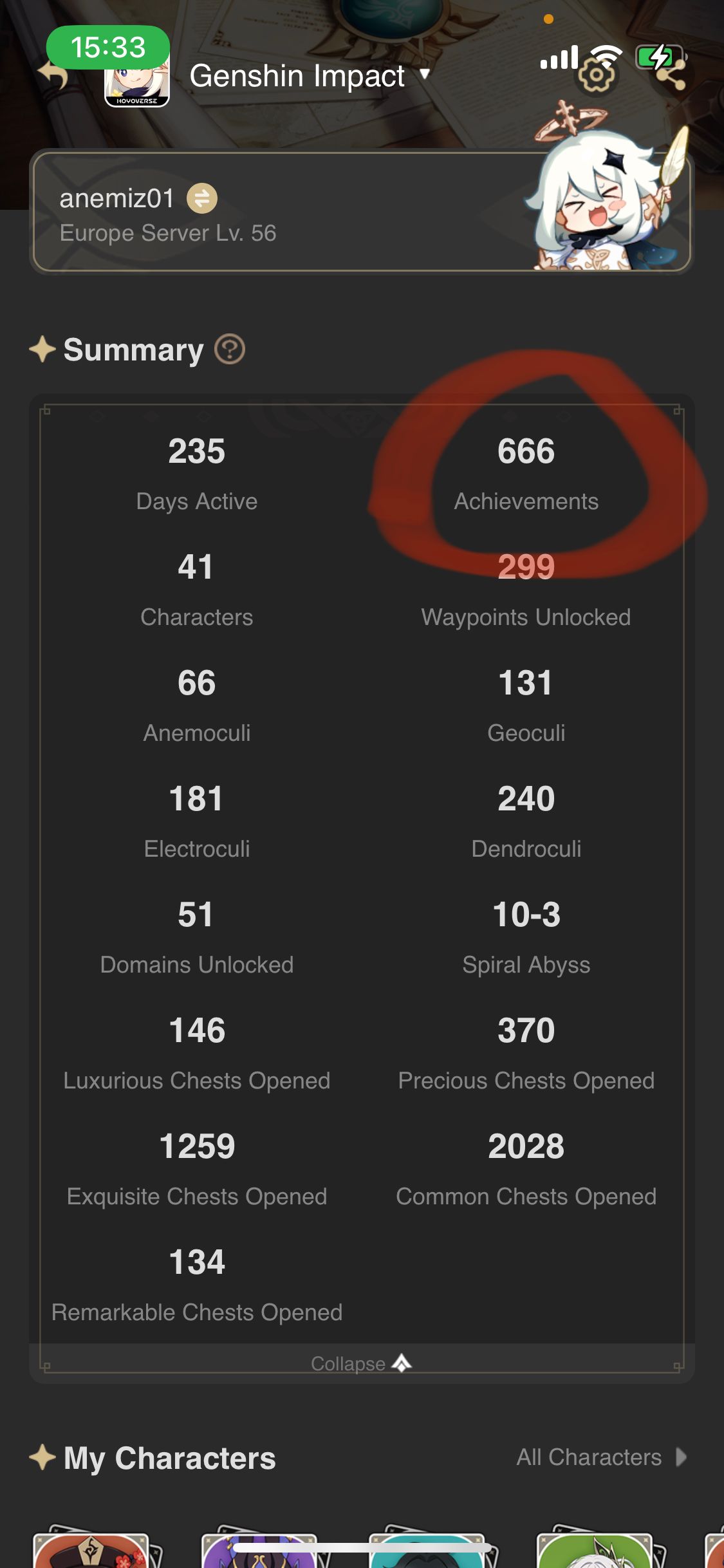 Oh yeah, I like those statistics Genshin Impact | HoYoLAB