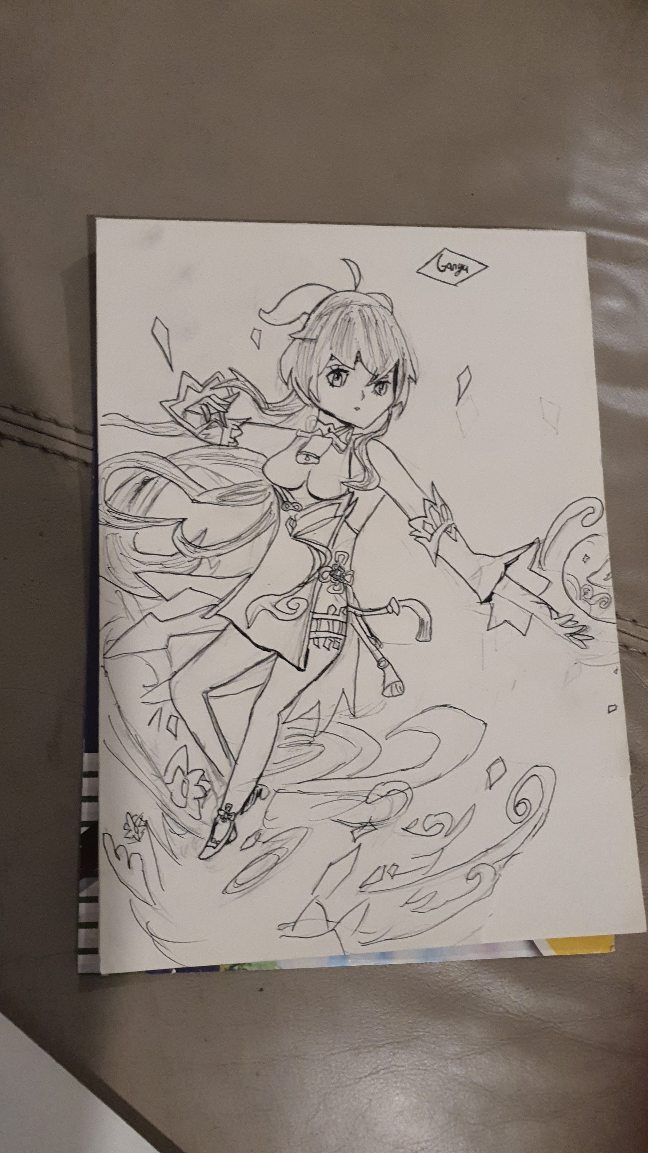 Ganyu drawing Genshin Impact | HoYoLAB