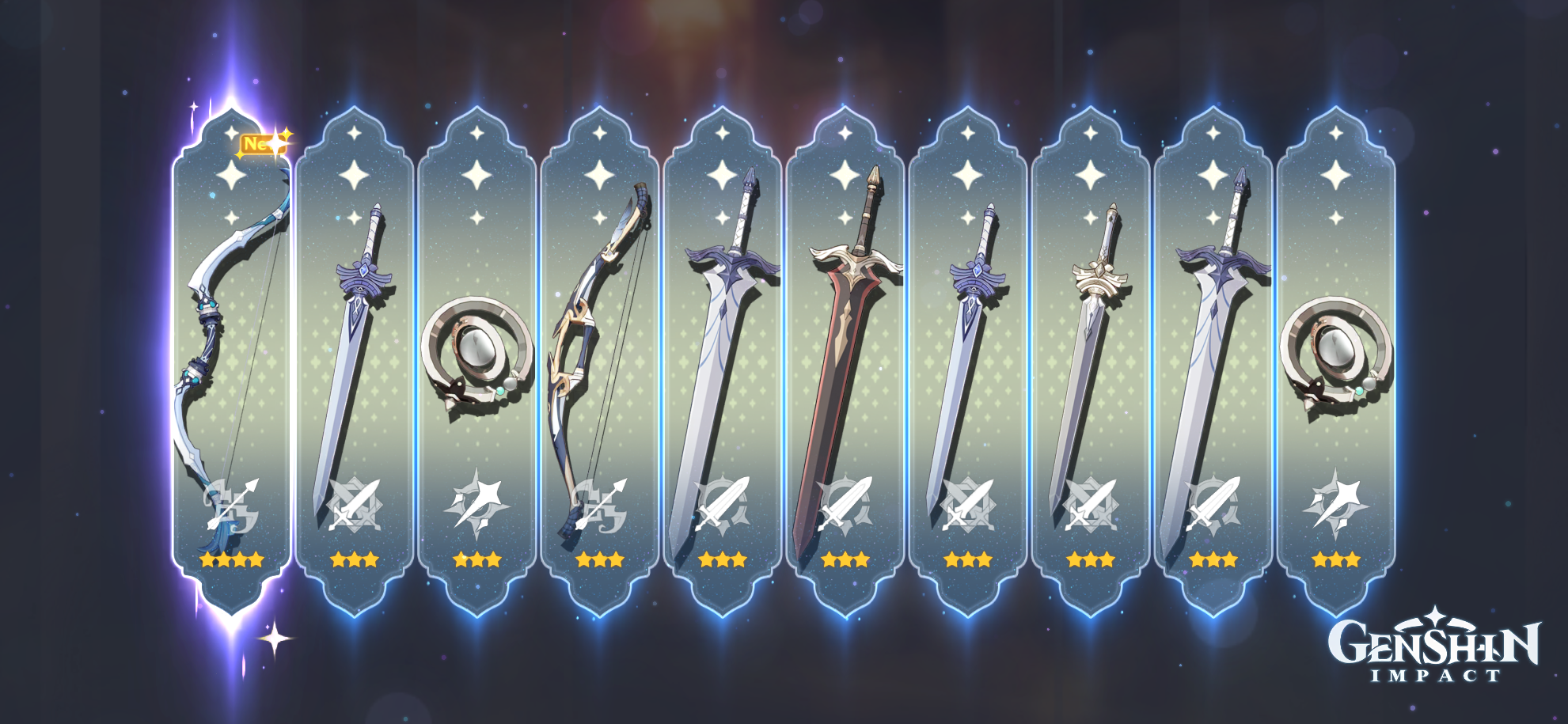 Got a weapon set from 10 common wishes Genshin Impact | HoYoLAB