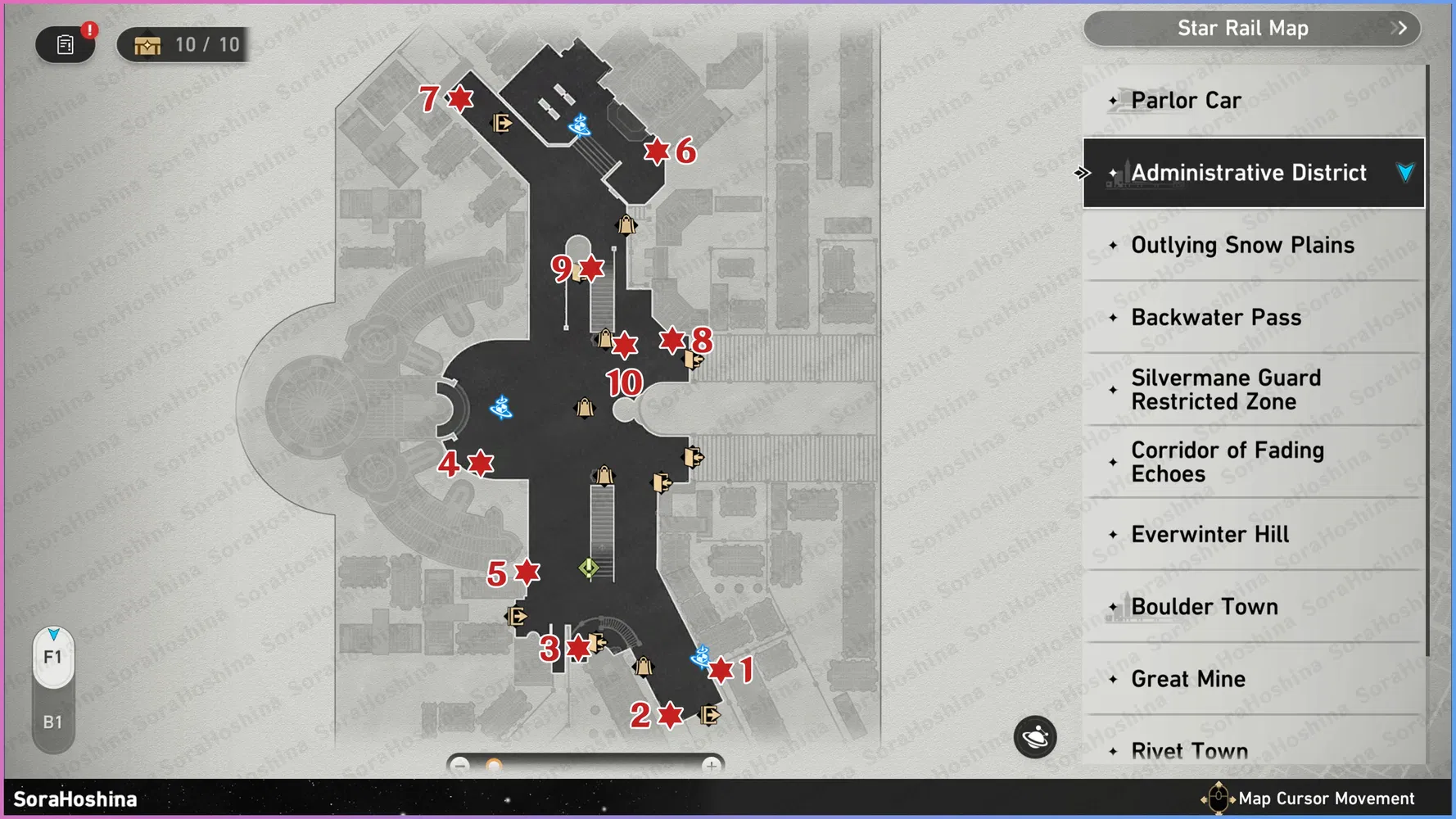 [Star Rail 1.0] All Chests Locations & Routes in Jarilo-VI (Overworld ...