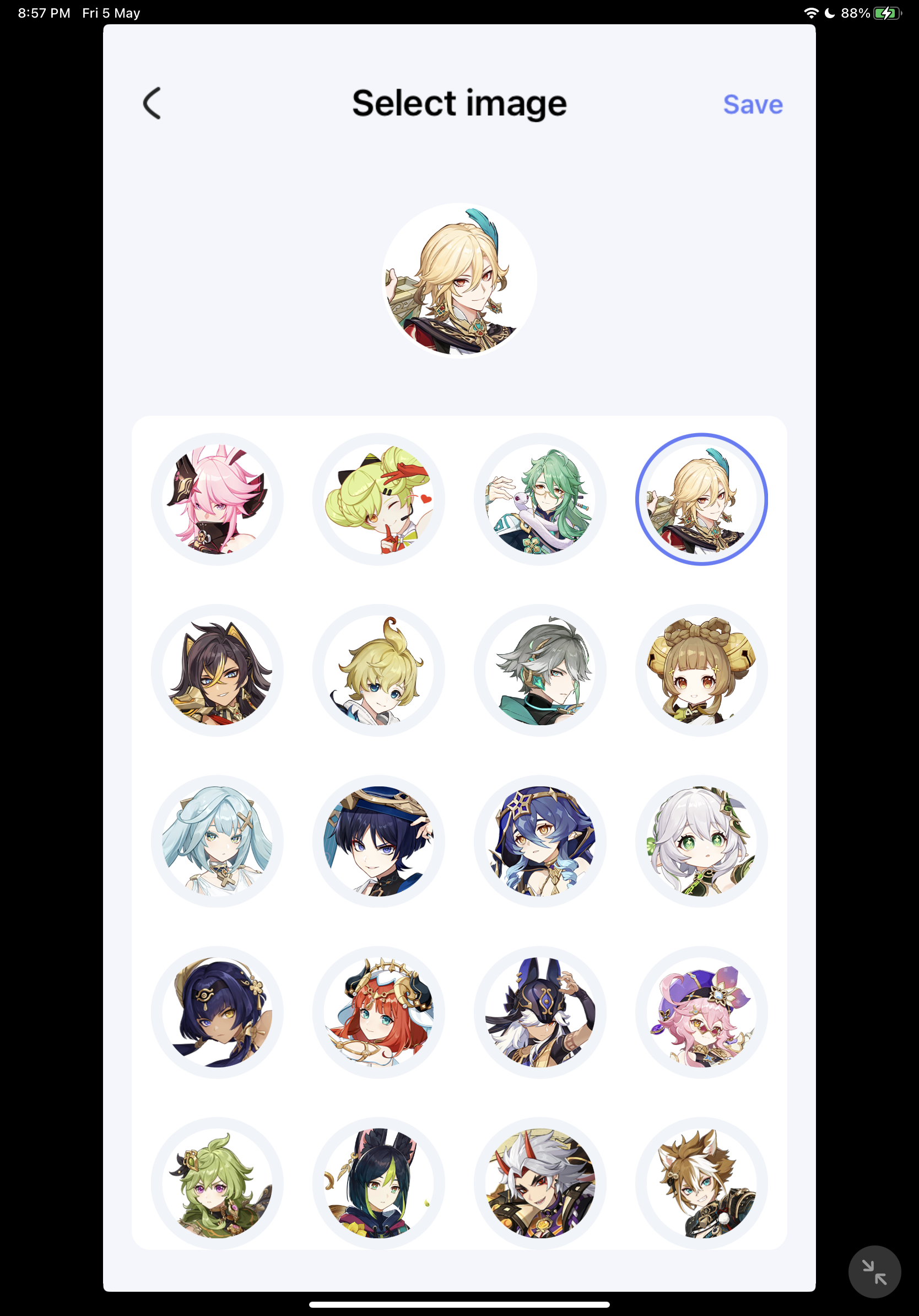 [NOTICE] Changing my profile pic to Kaveh | HoYoLAB