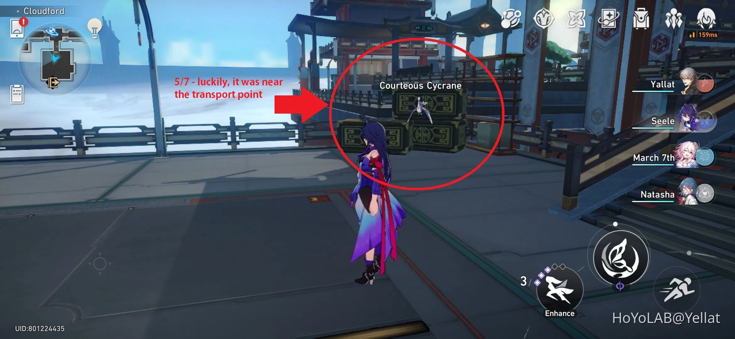 Side quest - Finding 7 Cycrane Honkai: Star Rail | HoYoLAB