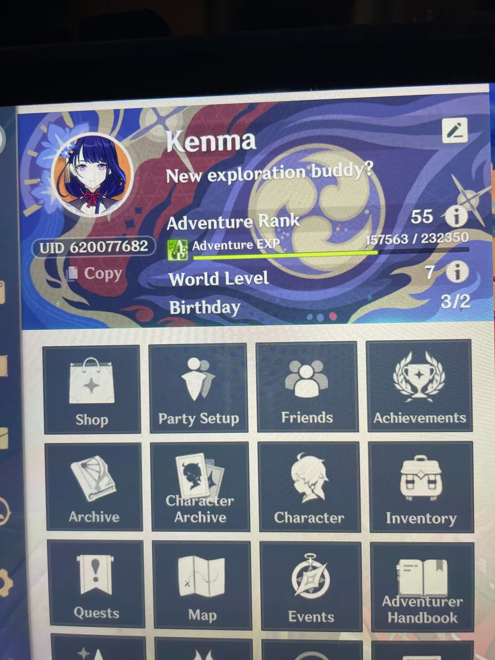 UID Genshin Impact | HoYoLAB