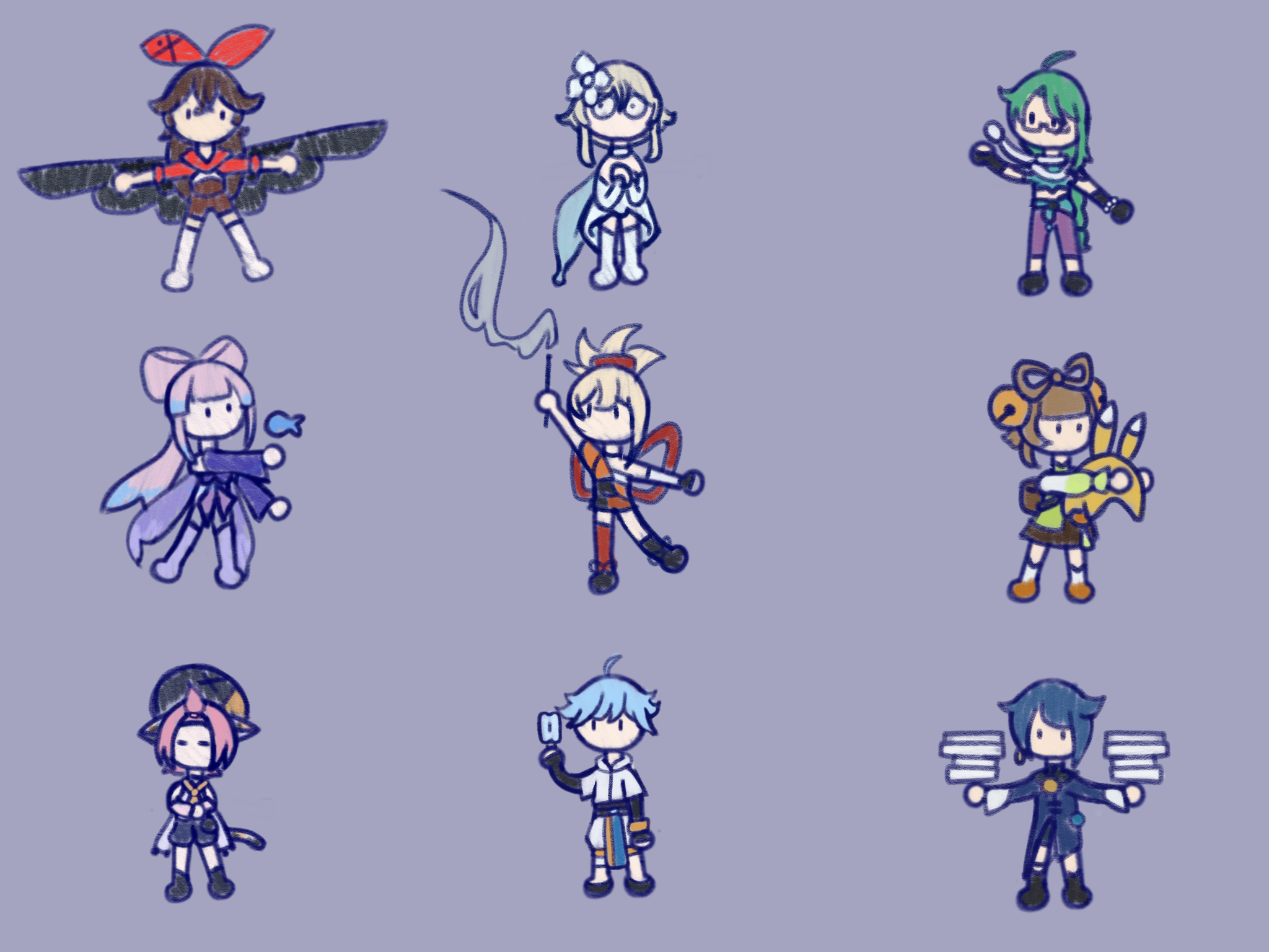 Various Genshin Chibis Genshin Impact | HoYoLAB