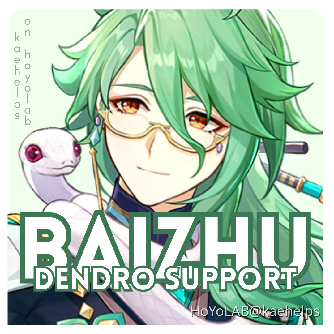 [Version 3.6] Baizhu Dendro Support Build Genshin Impact | HoYoLAB