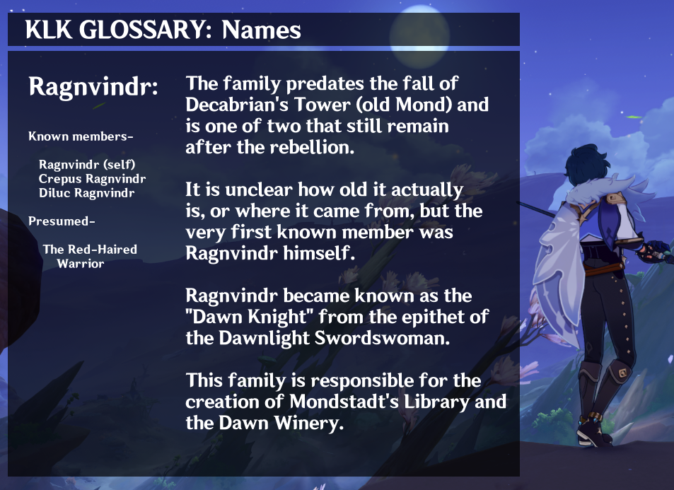 KLK: Tags, Terms, Names Genshin Impact | HoYoLAB