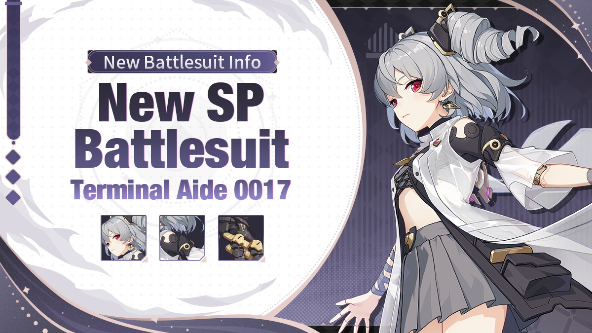 Ai-chan Newsflash: New SP Battlesuit Terminal Aide 0017 Debuts Honkai ...