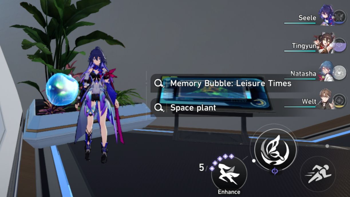 How to interact with the "Memory Bubble" on Herta Space Station Honkai ...