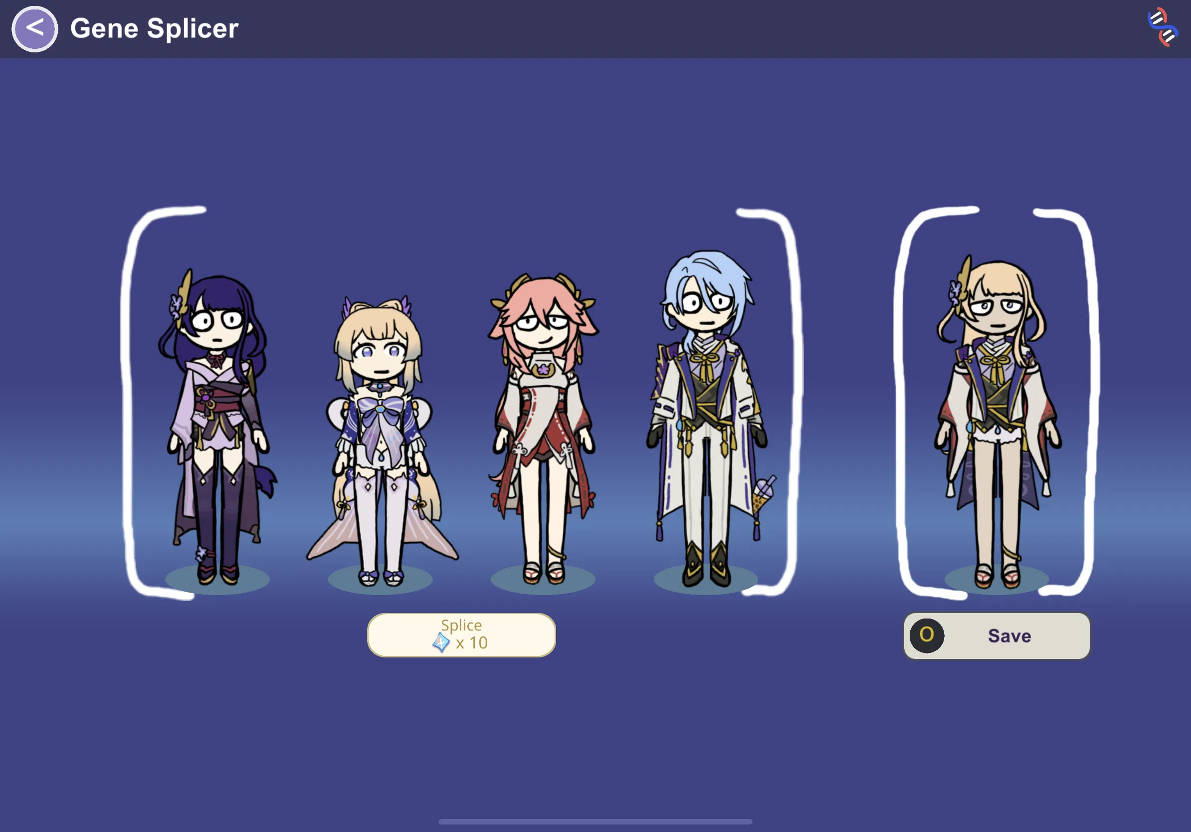 I merged characters in silly wisher tell me your favourite Genshin ...