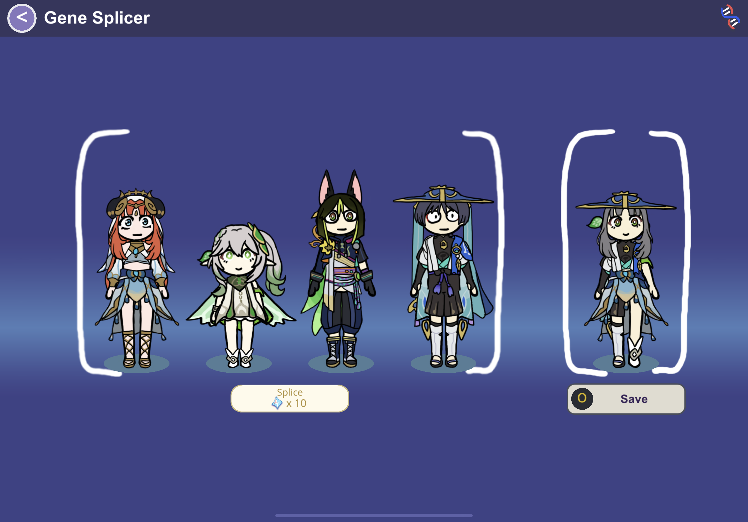 I merged characters in silly wisher tell me your favourite Genshin ...