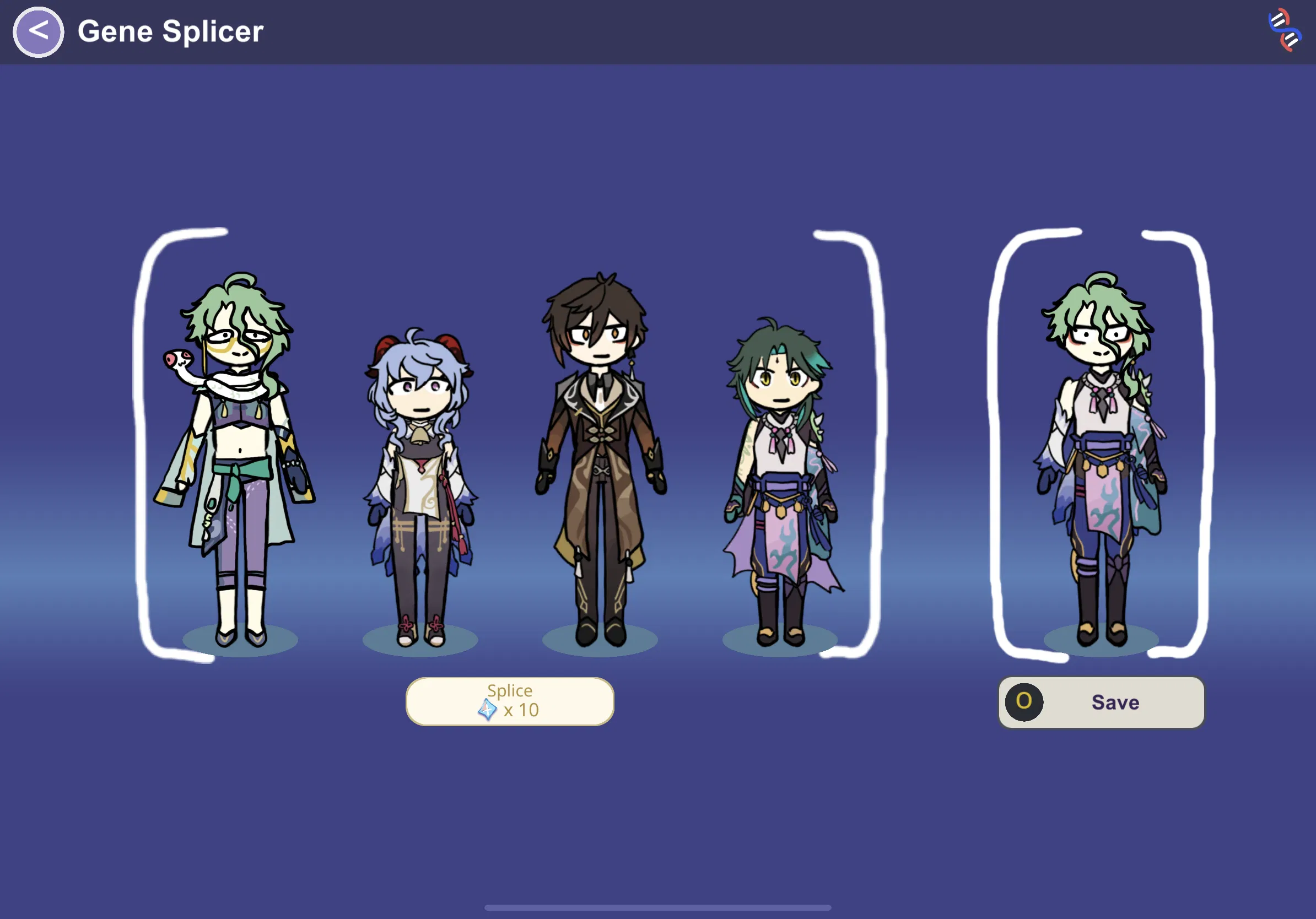 I merged characters in silly wisher tell me your favourite Genshin ...