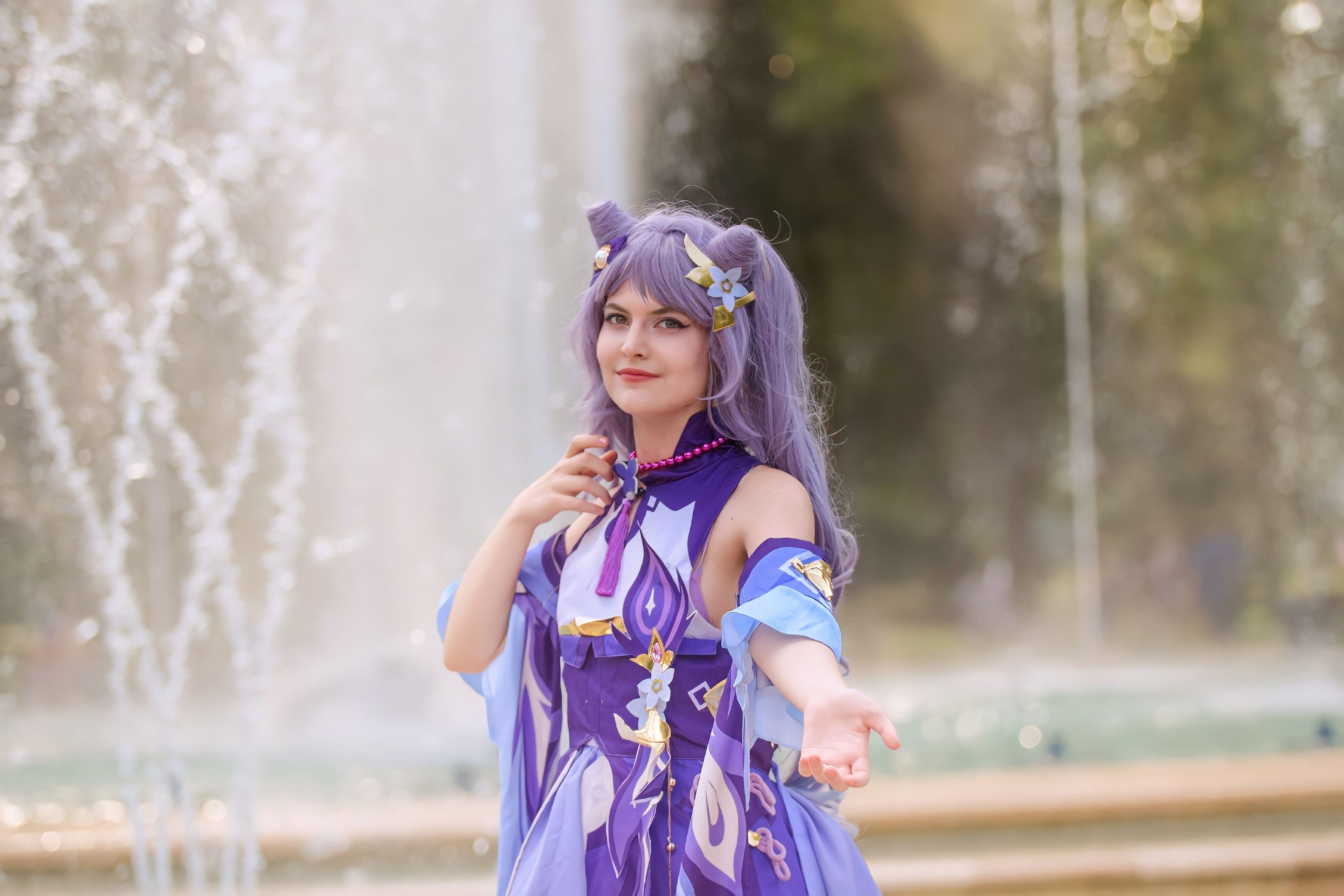 Keqing cosplay 💖 Genshin Impact | HoYoLAB