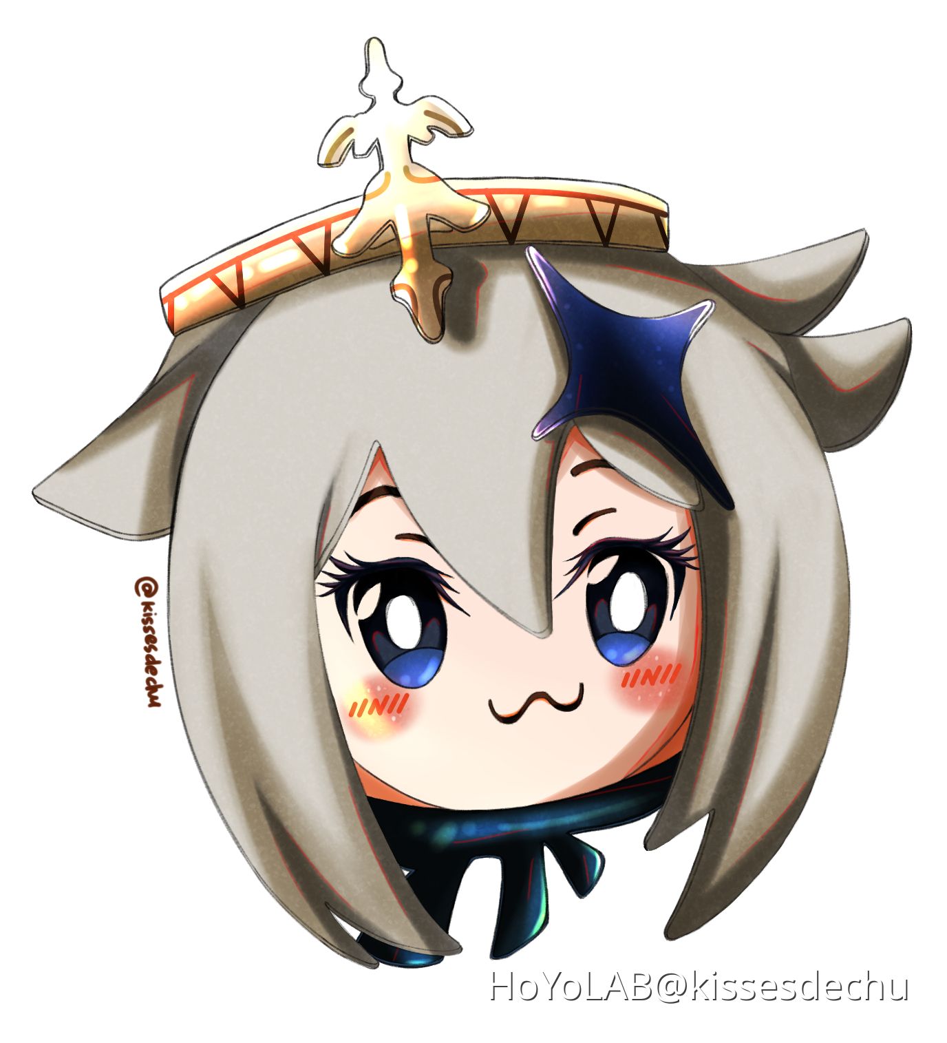 Paimon Head Pillow Design Genshin Impact | HoYoLAB