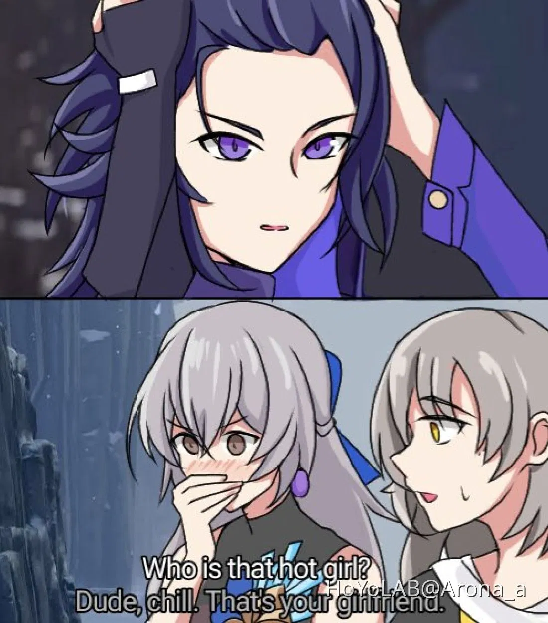 Dude, chill. That's your girlfriend. Honkai: Star Rail | HoYoLAB