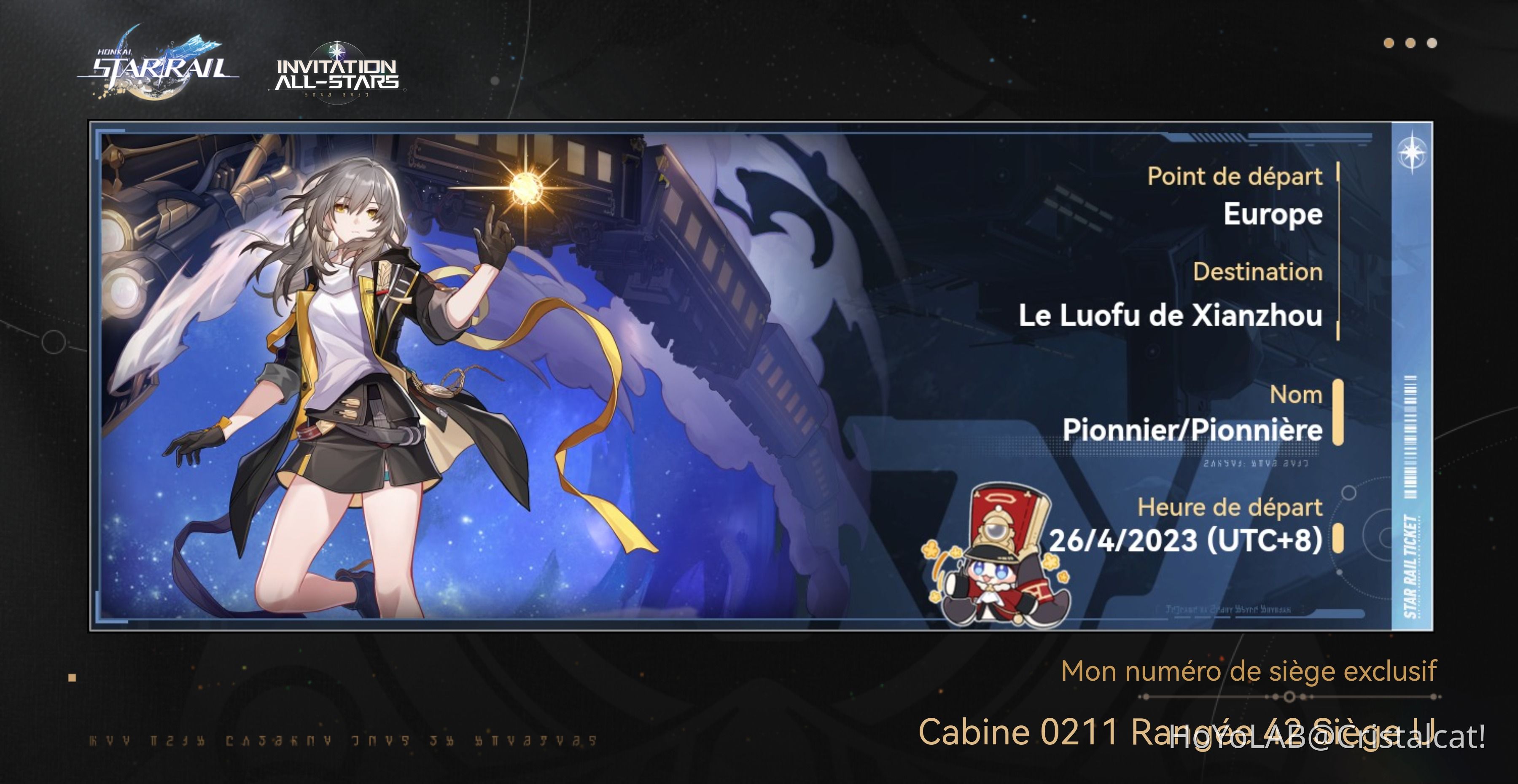 Mon ticket Honkai: Star Rail | HoYoLAB