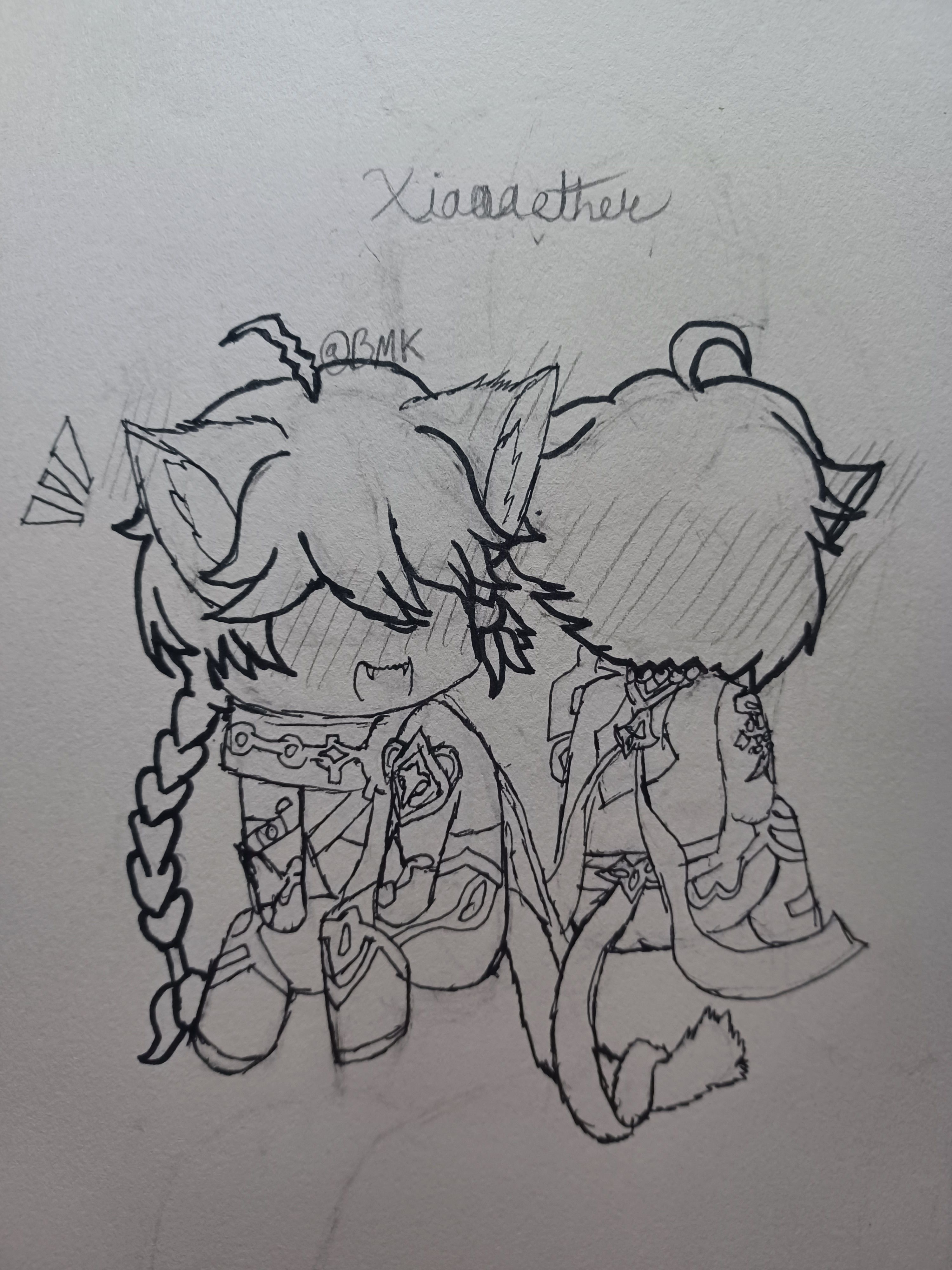 Xiaoaether Neko fanart Genshin Impact | HoYoLAB