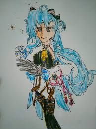 Ganyu drawing fanart Genshin Impact | HoYoLAB