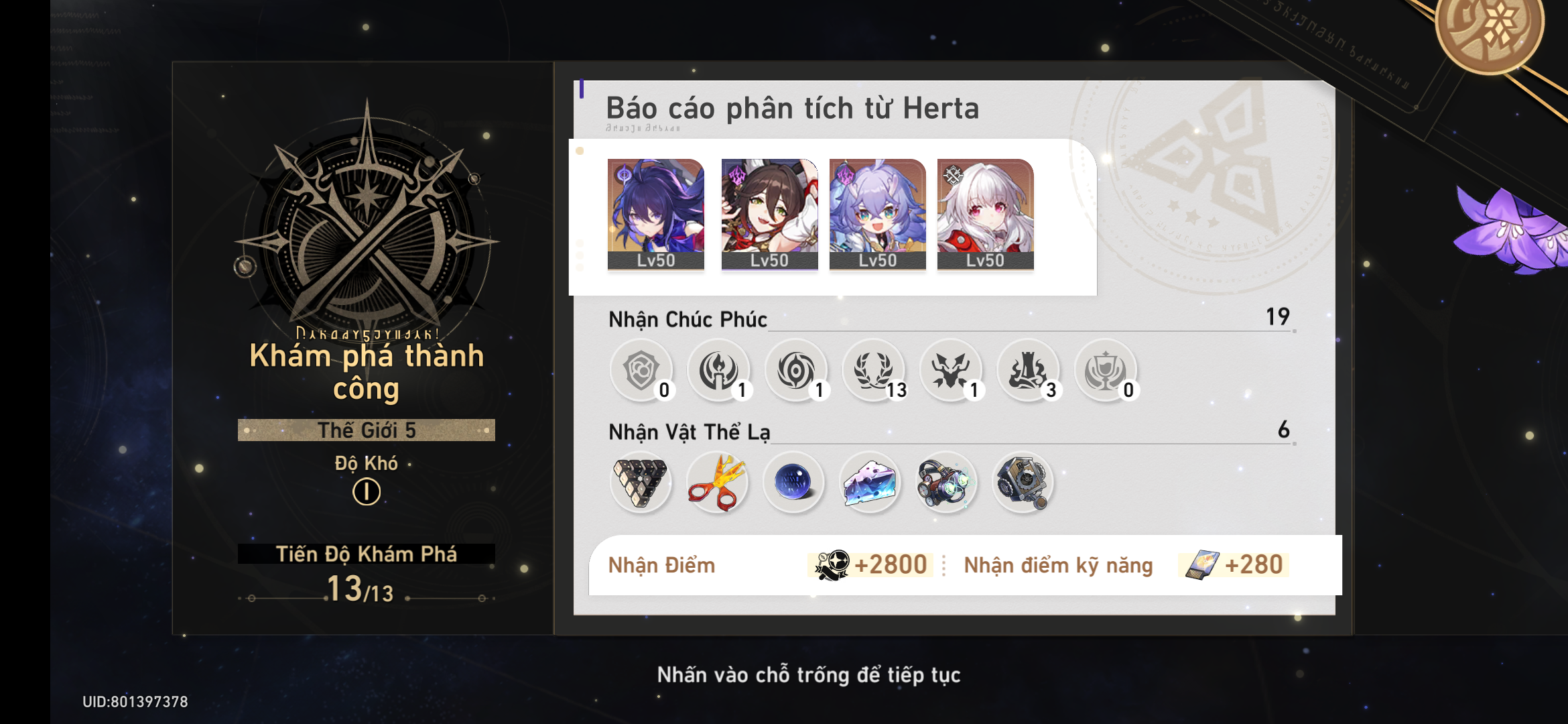 Đi world 5 với team E0 +buff trù phú đánh auto siêu nhàn Honkai: Star ...